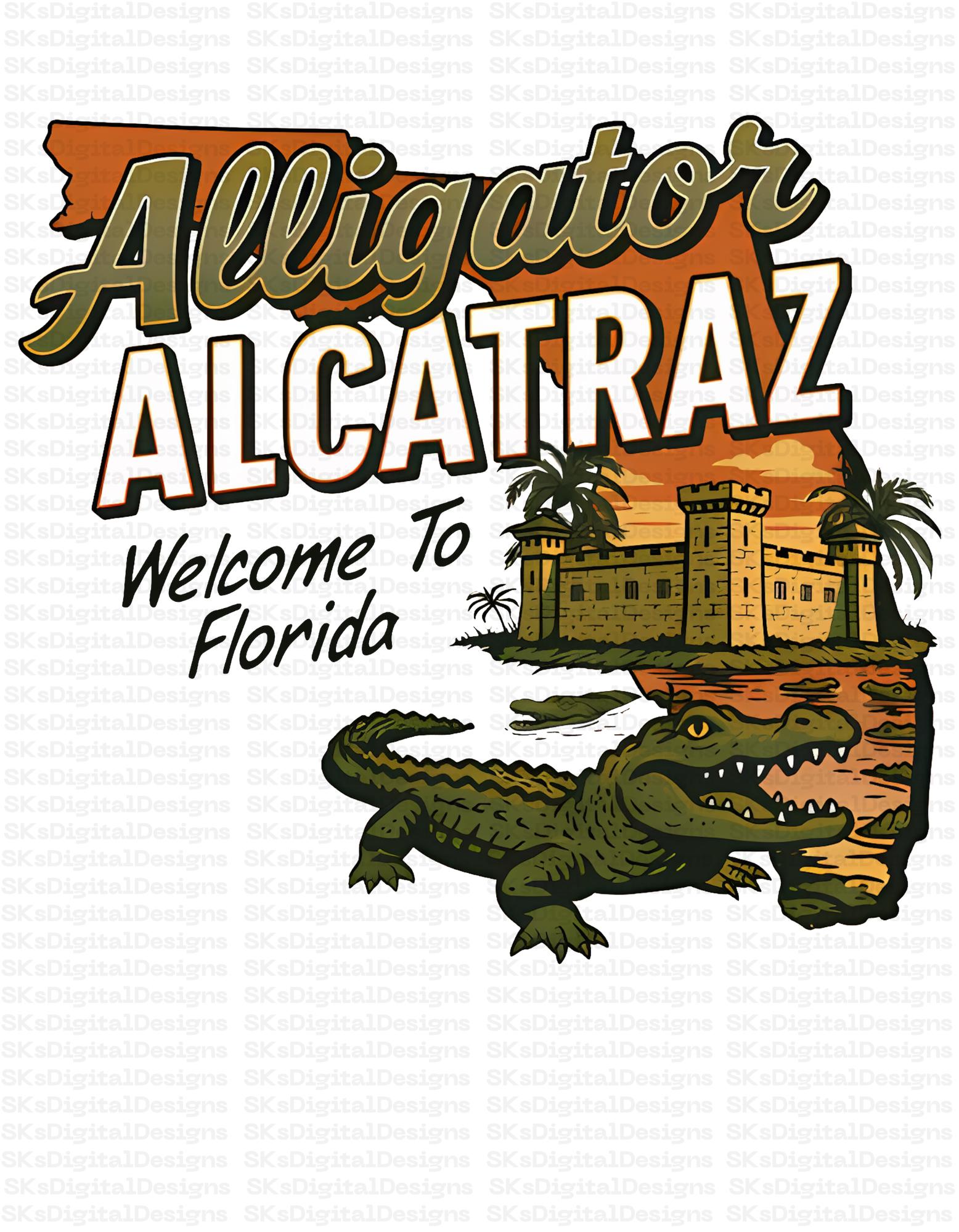 Alligator Alcatraz PNG - Digital Download - Etsy