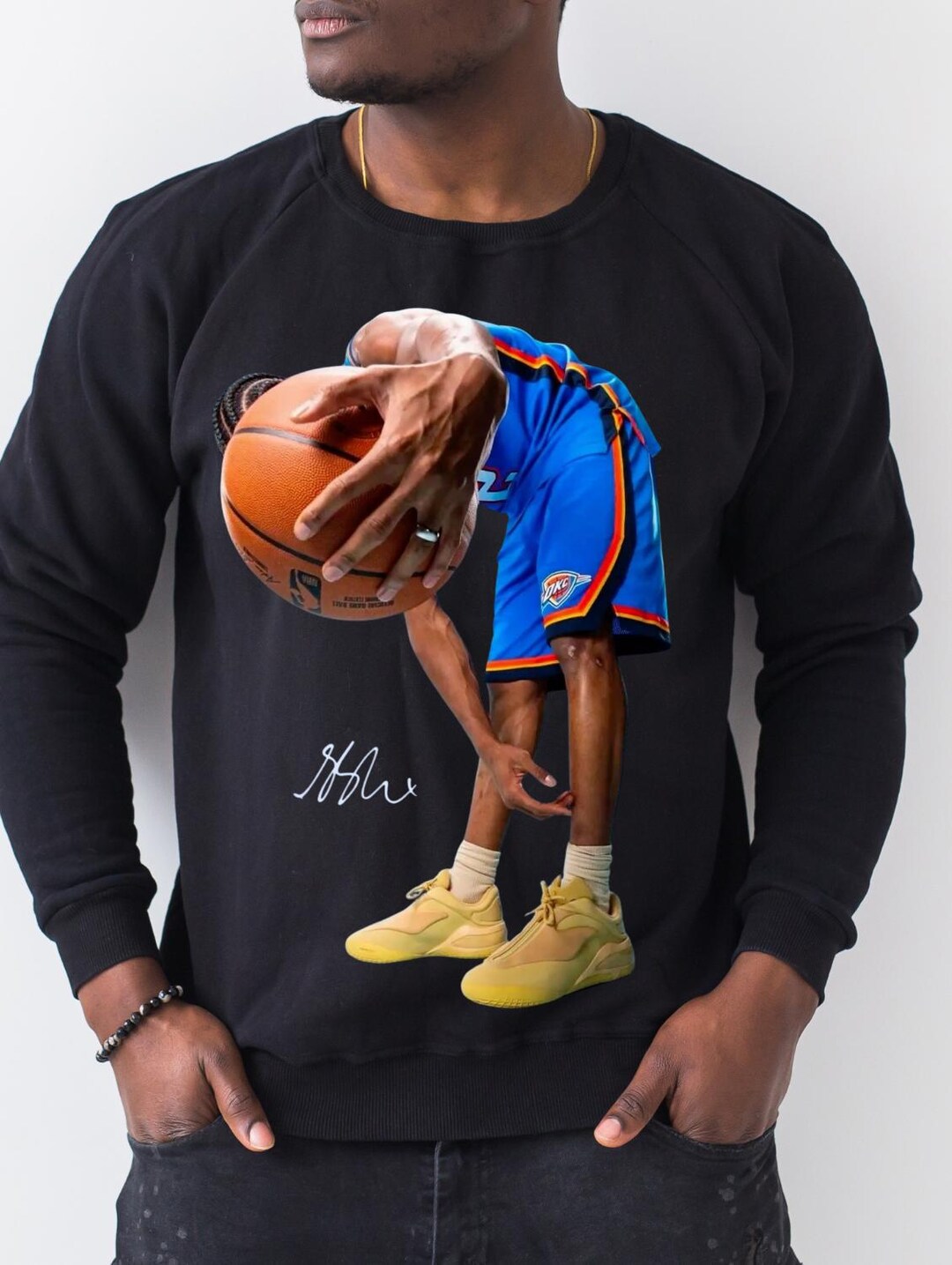 Shai Gilgeous-alexander PNG, 3D Basketball Graphic, NBA Fan Art ...