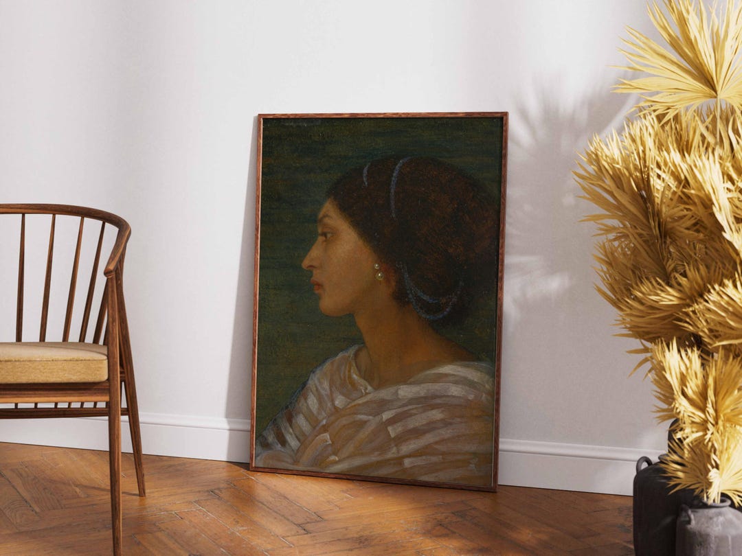 Victorian Portrait Painting | Fanny Eaton With Turquoise Beads (digital ...