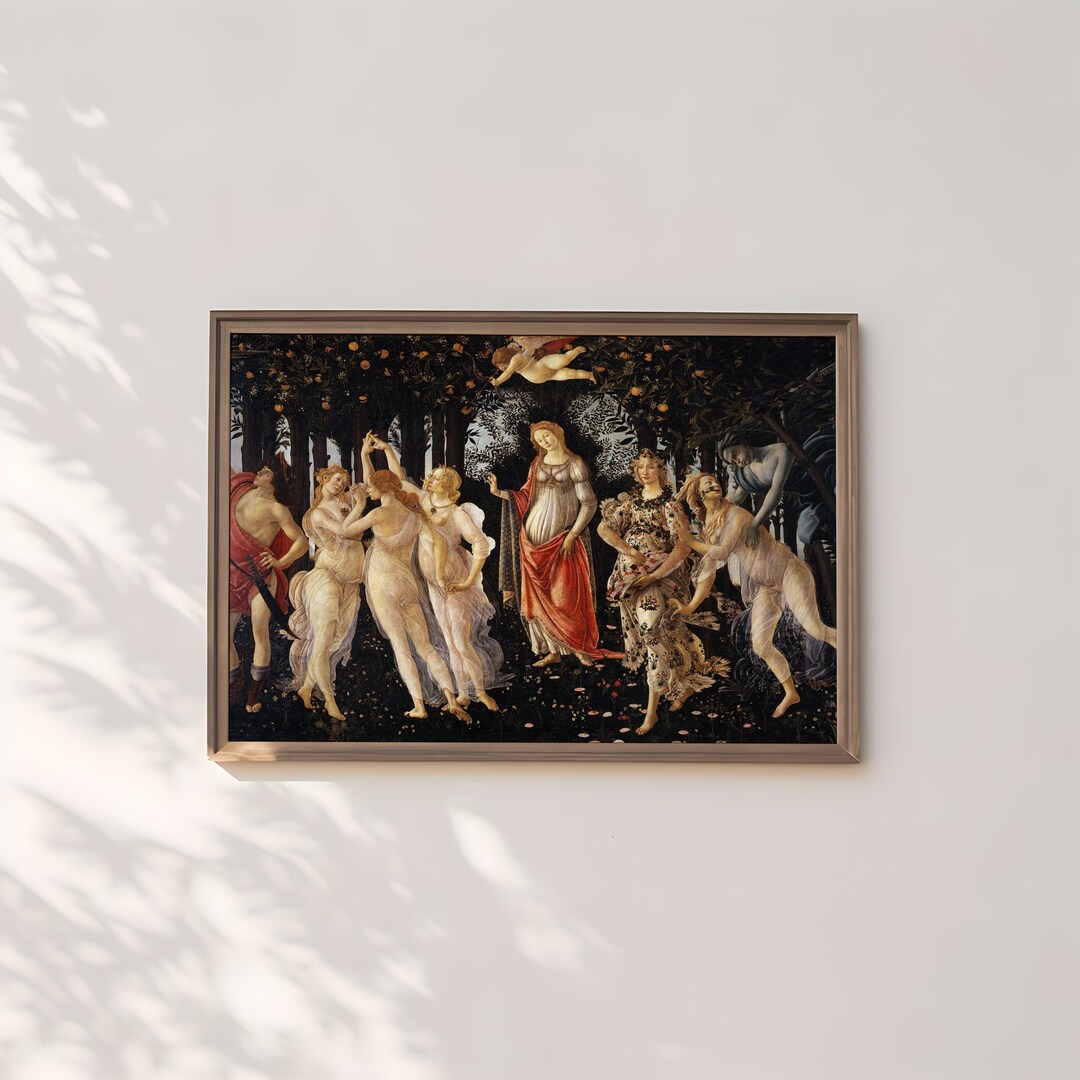 Mythological Spring Scene Painting | Renaissance Allegory Art (digital ...
