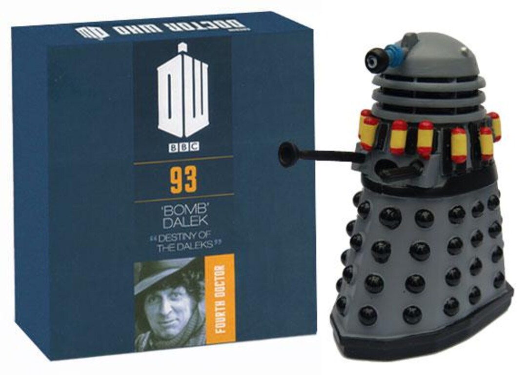 Bomb Dalek Doctor Who Eaglemoss Handpainted Figurine Dr Who Figure 93 ...