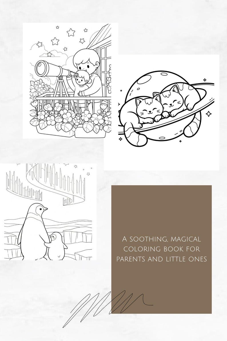 Quiet Cosmos – A Gentle Nighttime Coloring Book - Etsy