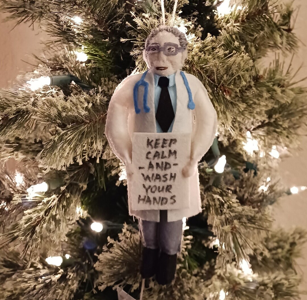 Dr. Anthony Fauci Felt Ornament From Silk Road Bazaar - Etsy