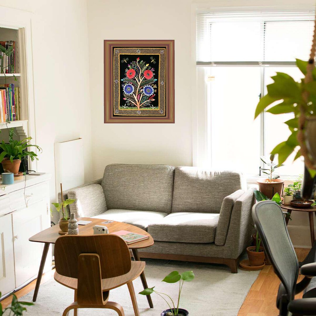 Flowers in the Garden Jaali Work | Royal & Handmande - 26 Inches X 21 ...