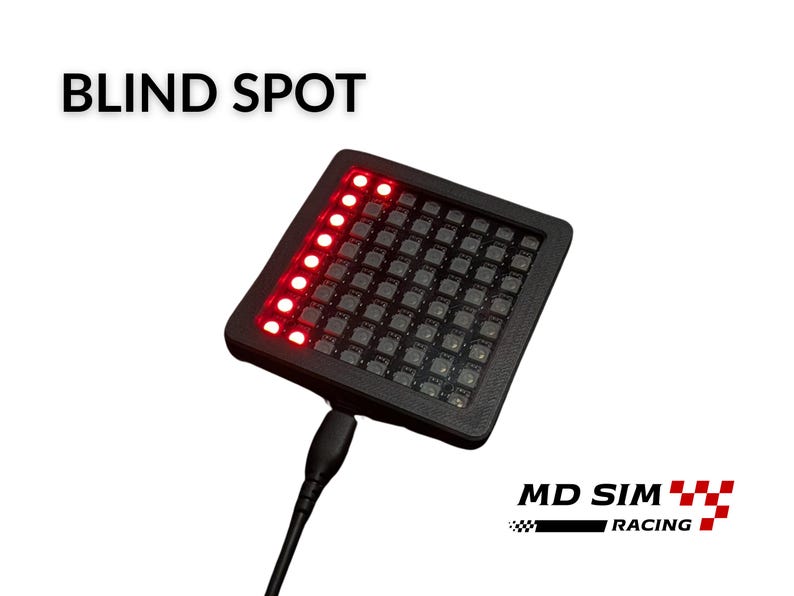LED Flag Box for Sim Racing - 8x8 Light Matrix for Flags and Gear ...