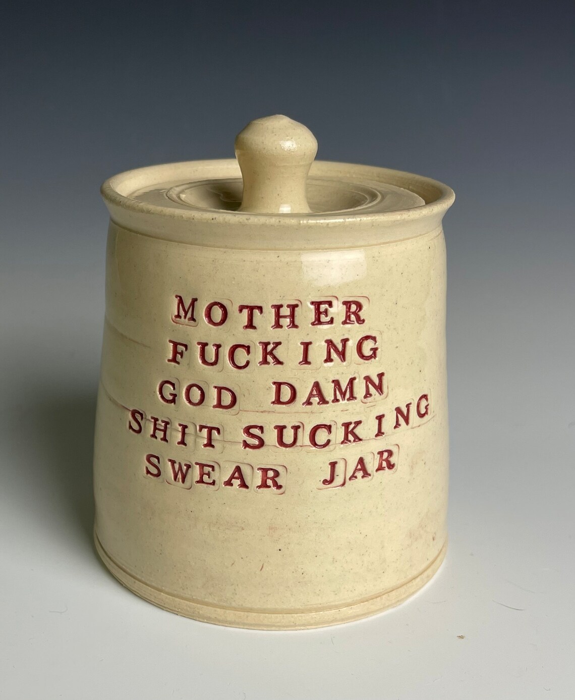 Mother Fucking God Damn Shit Sucking Swear Jar - Etsy