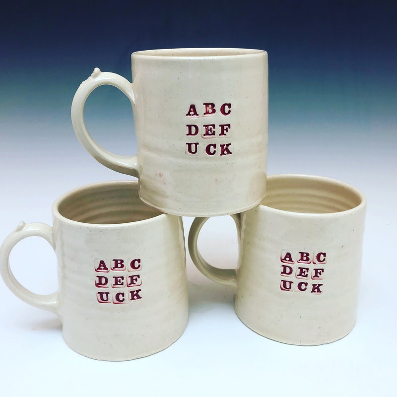 Stoneware Mugs With Word - Etsy