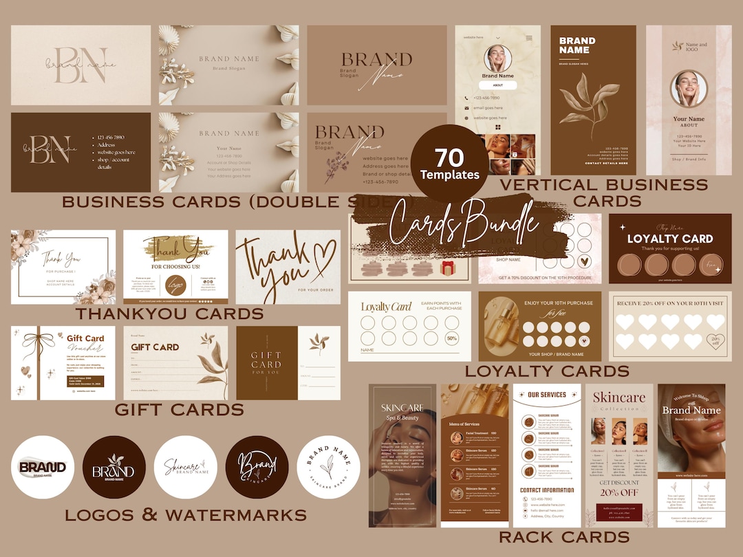 Business Card Templates, Business Card Kit | Business Cards, Thank You ...
