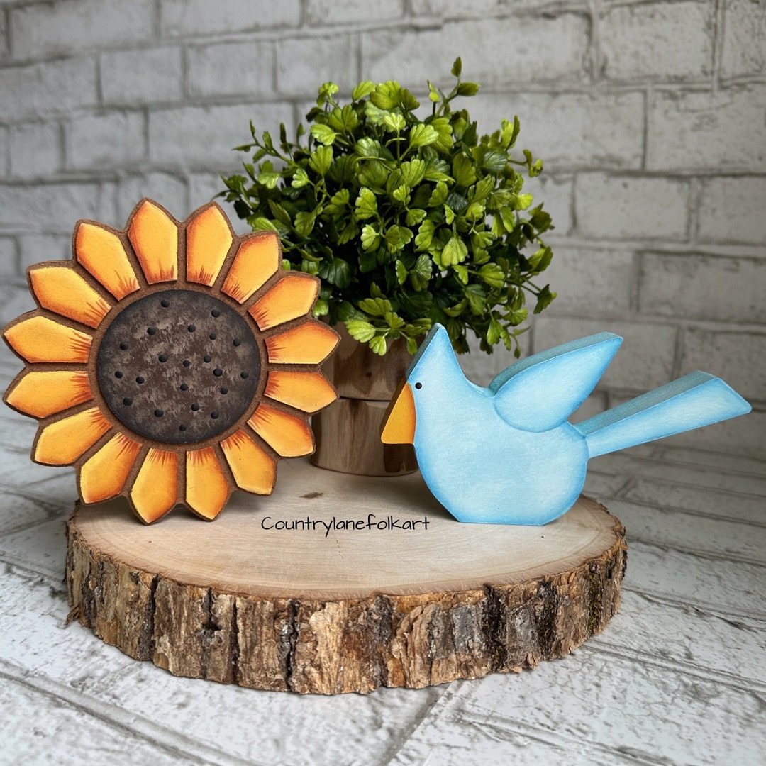 Chunky Sunflower, Sunflower Gifts, Sunflower Decor, Sunflower Tiered ...