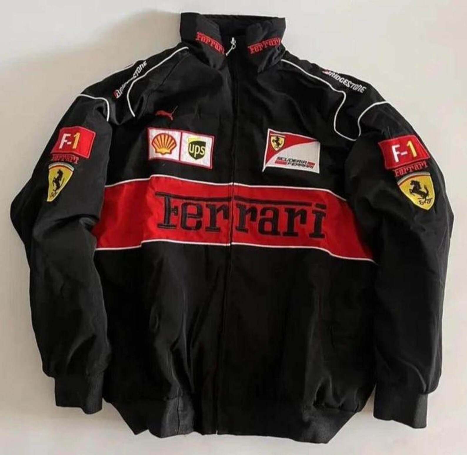 Ferrari F1 Racing Jacket, Motorsport Windbreaker, Unisex Streetwear ...