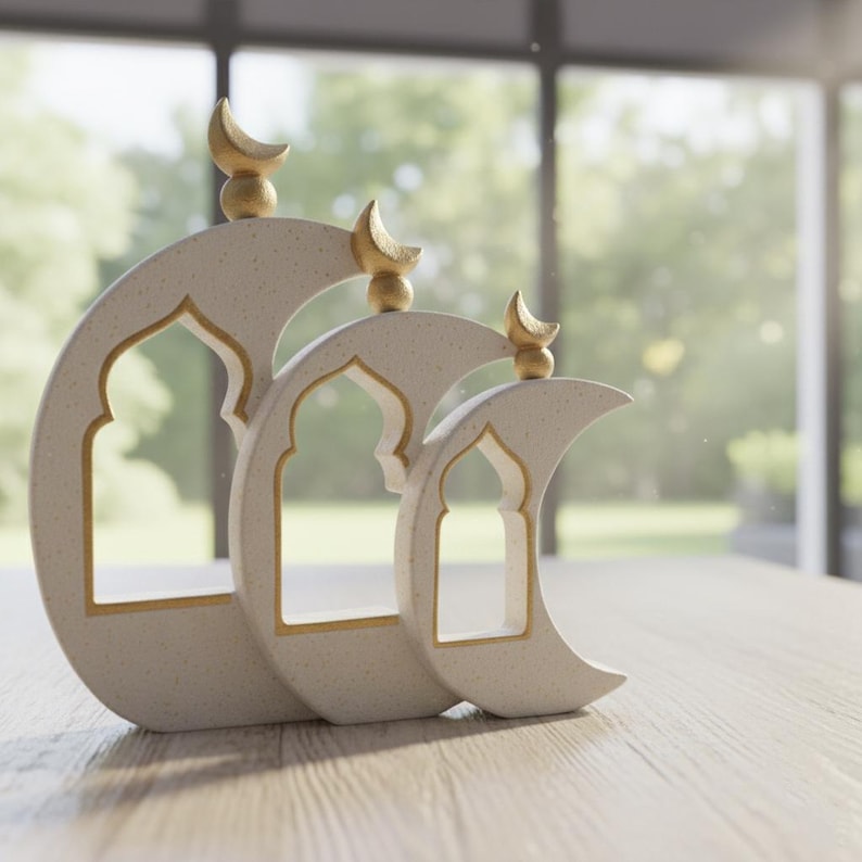 Ramadan 2026 Islamic Mosque Door Decor, Eid Mubarak Home Decoration ...