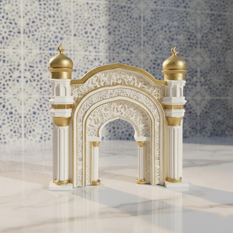 Ramadan 2026 Islamic Mosque Door Decor, Eid Mubarak Home Decoration ...