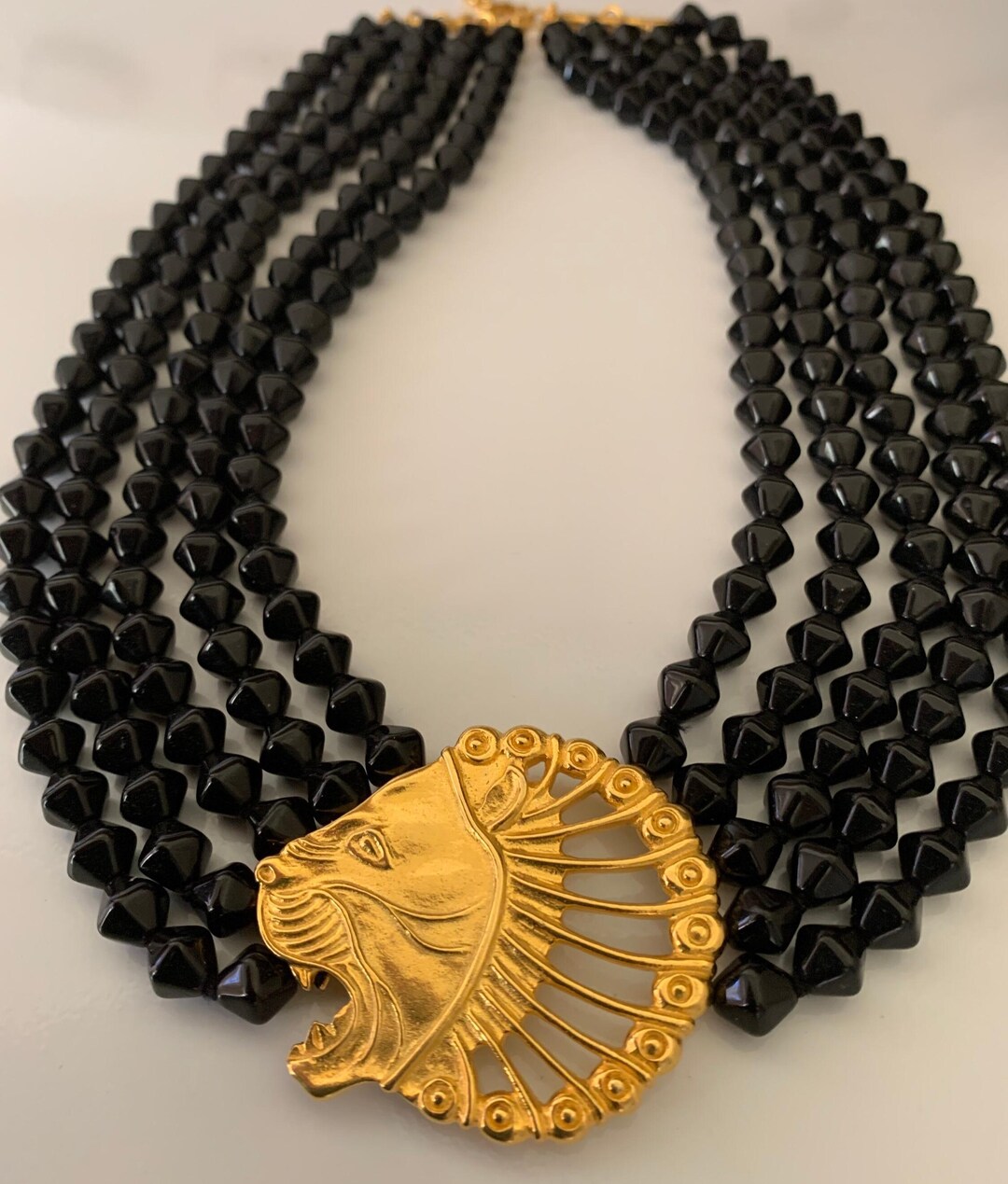 MMA Metropolitan Musem of Art Statement Necklace With Bright Warm Mat ...