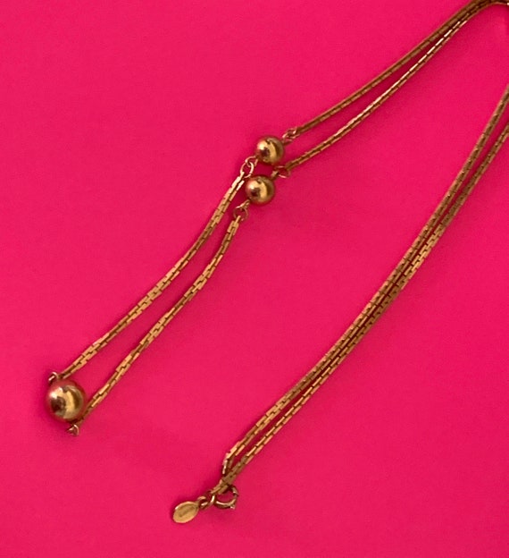 1970's Vintage Avon Shiny Gold Decorative Chain and G… - Gem