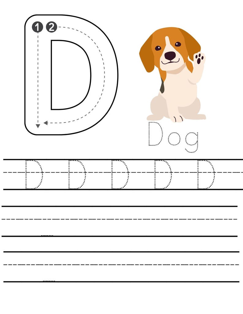 Letter D Activity Pack | Preschool Worksheets, Tracing, Playdough Mats ...