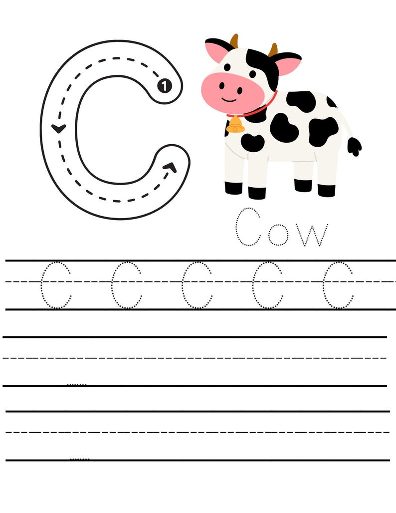 Letter C Activity Pack | Preschool Worksheets, Tracing, Playdough Mats ...