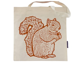 Squirrel Tote Bag - Etsy