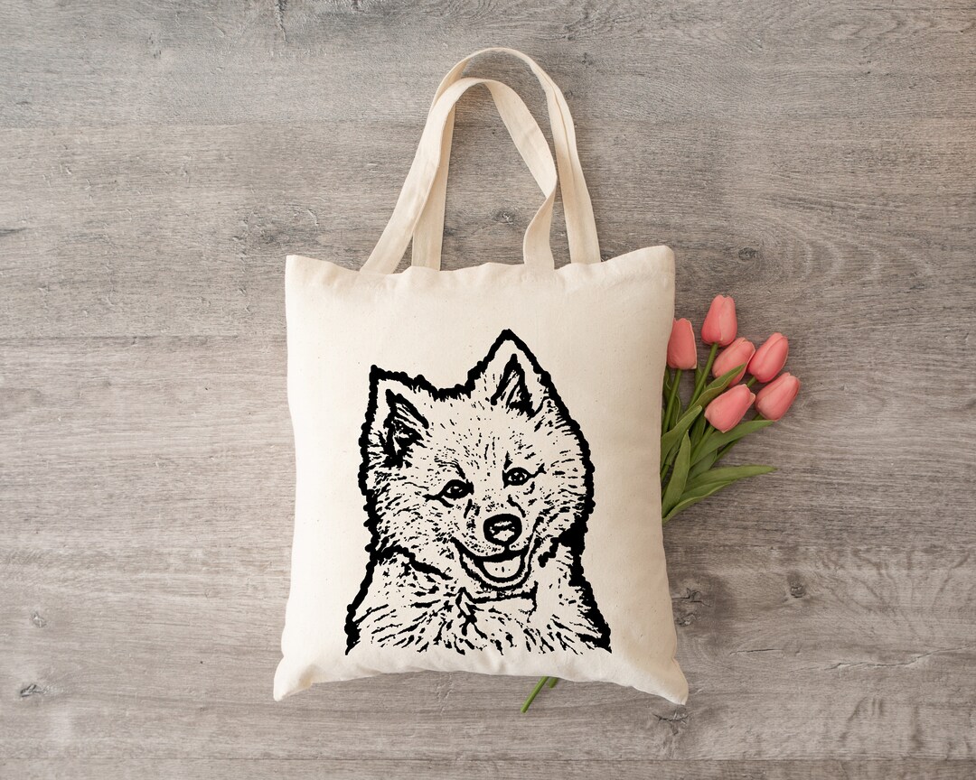 American Eskimo Named Chaps Eco-friendly Tote Bag - Etsy