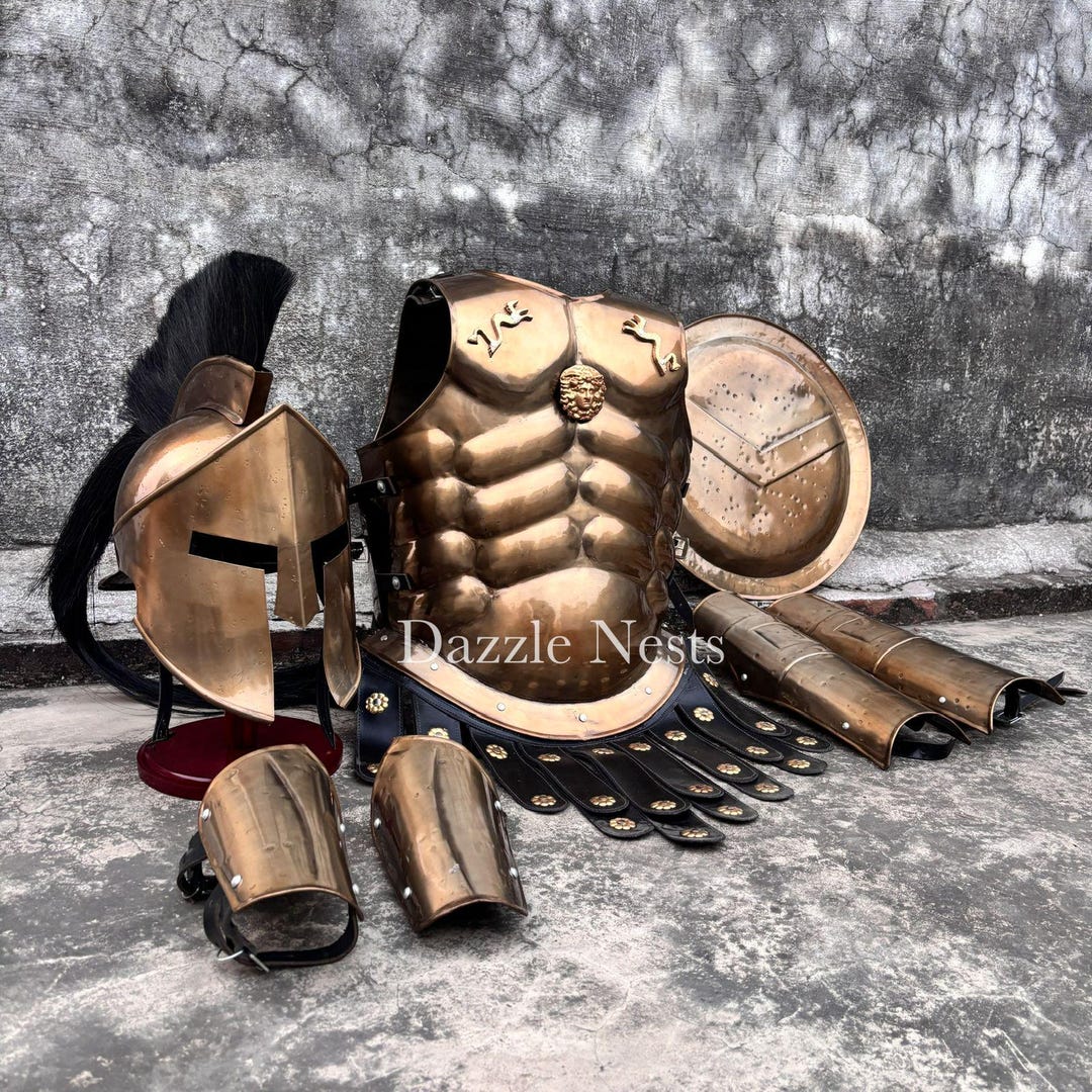 Full Spartan Armour Set , Medieval Greek Roman Armor Costume ,wearable ...