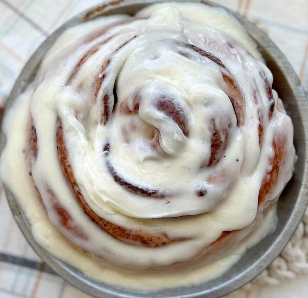 Texas Sized Jumbo Cinnamon Roll: Austin’s Fair Food Treat - Etsy