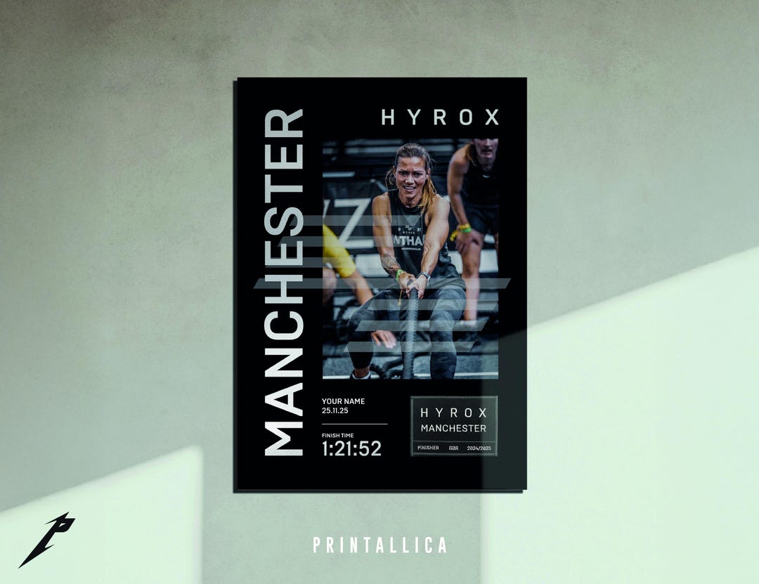 Personalised HYROX Metal Print for Patch - Etsy