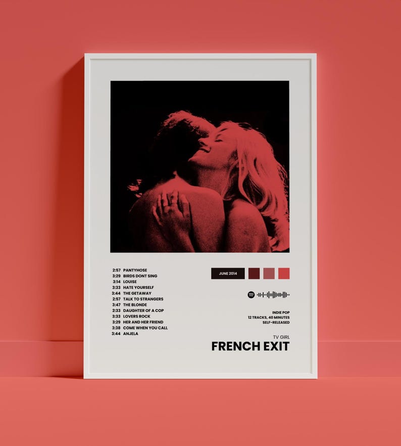 TV Girl Digital Poster Set – Indie Pop Album Art Prints, Vintage ...