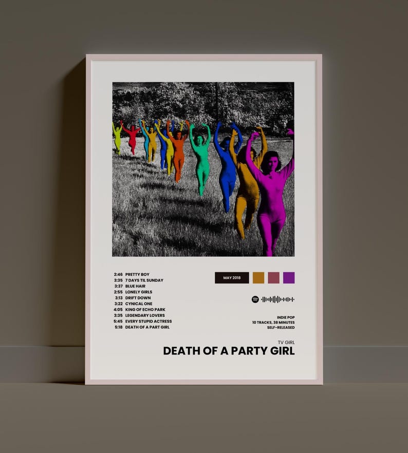 TV Girl Digital Poster Set – Indie Pop Album Art Prints, Vintage ...