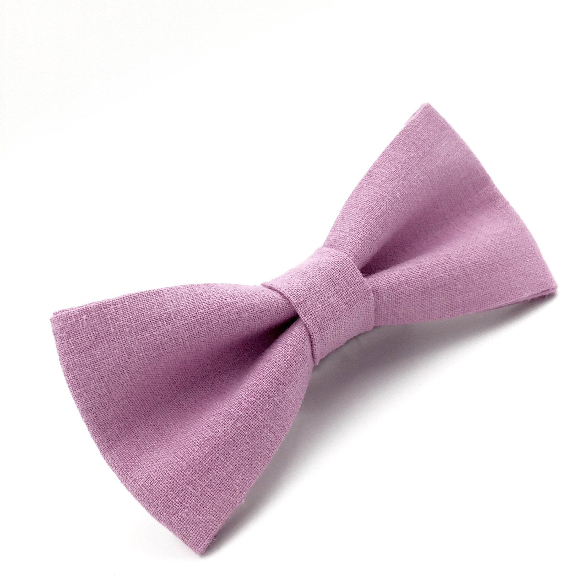 Lazo de los hombres en lino Wisteria púrpura corbata de lazo | Etsy