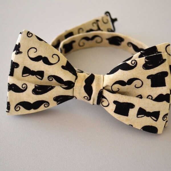 Mustache and Bow Tie - Etsy