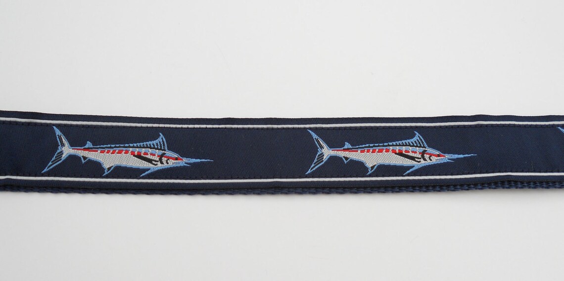 Nautical Boys Belt Blue Marlin Fish - Etsy