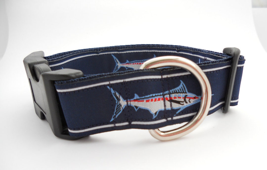 Blue Marlin Fish Dog Collar - Etsy