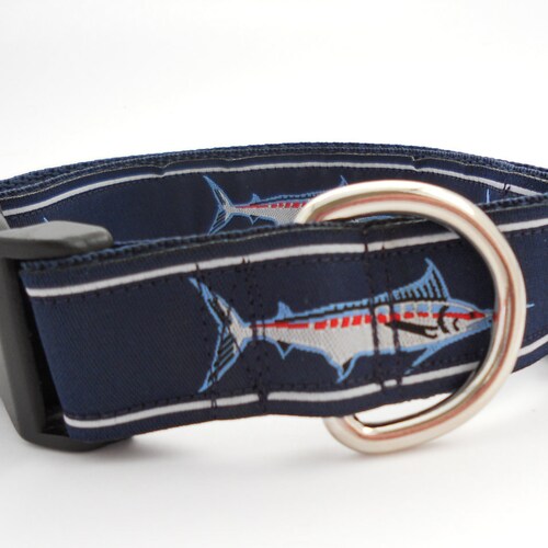 Blue Marlin Fish Dog Collar - Etsy