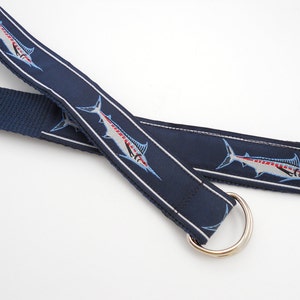 Nautical Boys Belt Blue Marlin Fish - Etsy