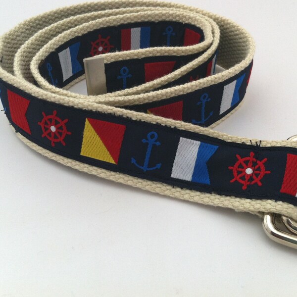 Mens Nautical Flag Belt - Etsy