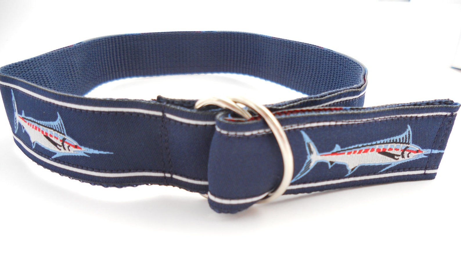 Nautical Boys Belt Blue Marlin Fish - Etsy