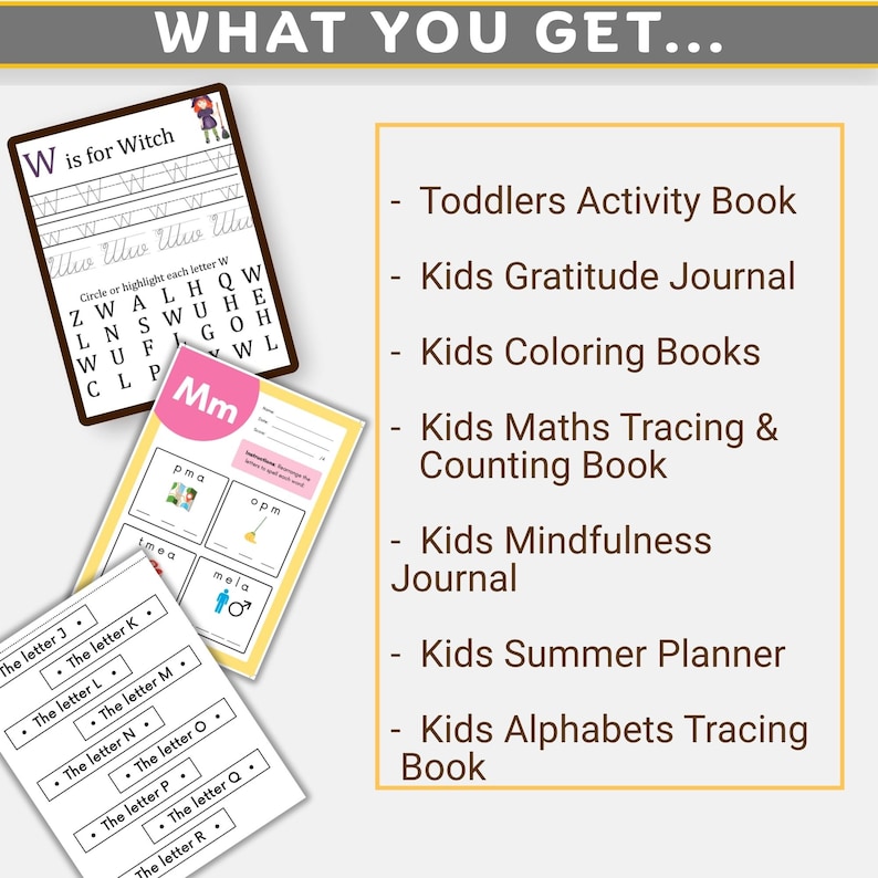 35,000+ Kids Learning Activities Bundle, Home School & Classroom ...