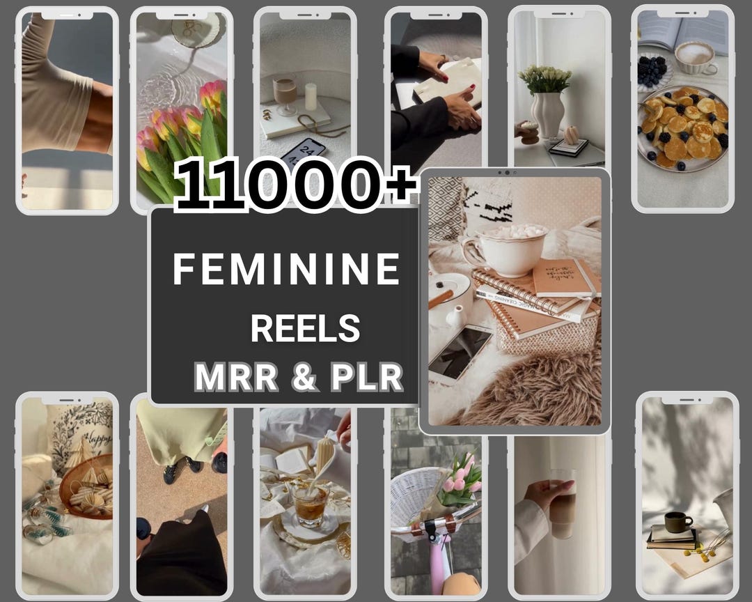 11000+ Feminine Faceless Reels, Feminine Videos, Melanin Content Bank ...