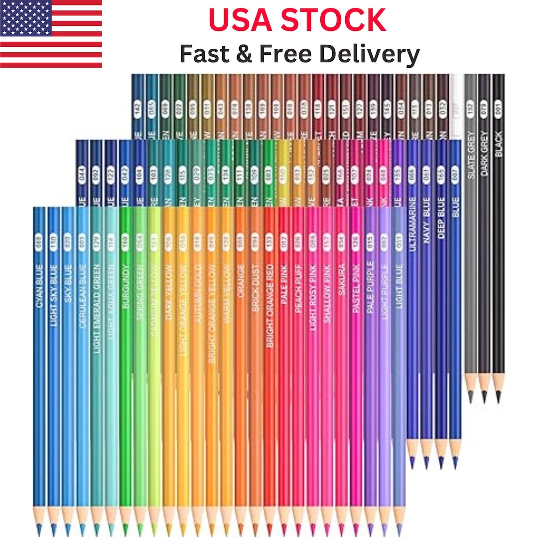 80 Colored Pencils Set | Soft Core Color Pencils for Adult Coloring ...
