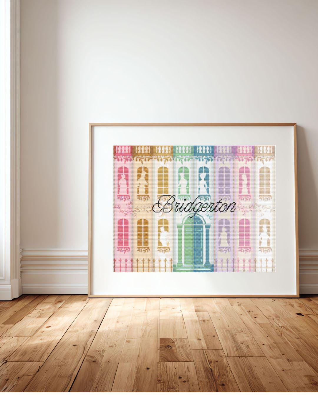 Bridgerton Book Series Inspired Cross Stitch Pattern - Etsy Australia