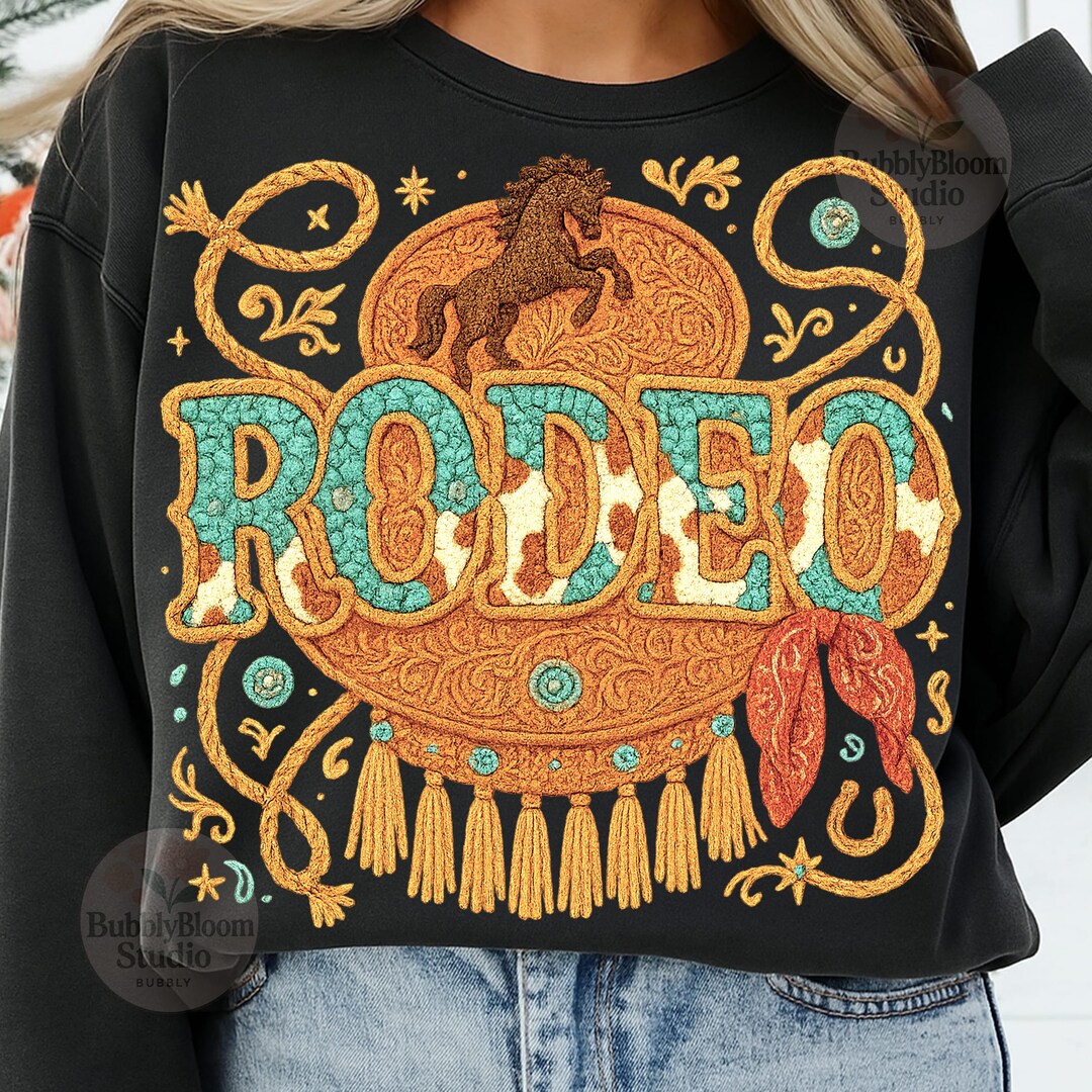 Rodeo PNG Western Crochet Design, Cowgirl Cowboy Belt Buckle Art ...