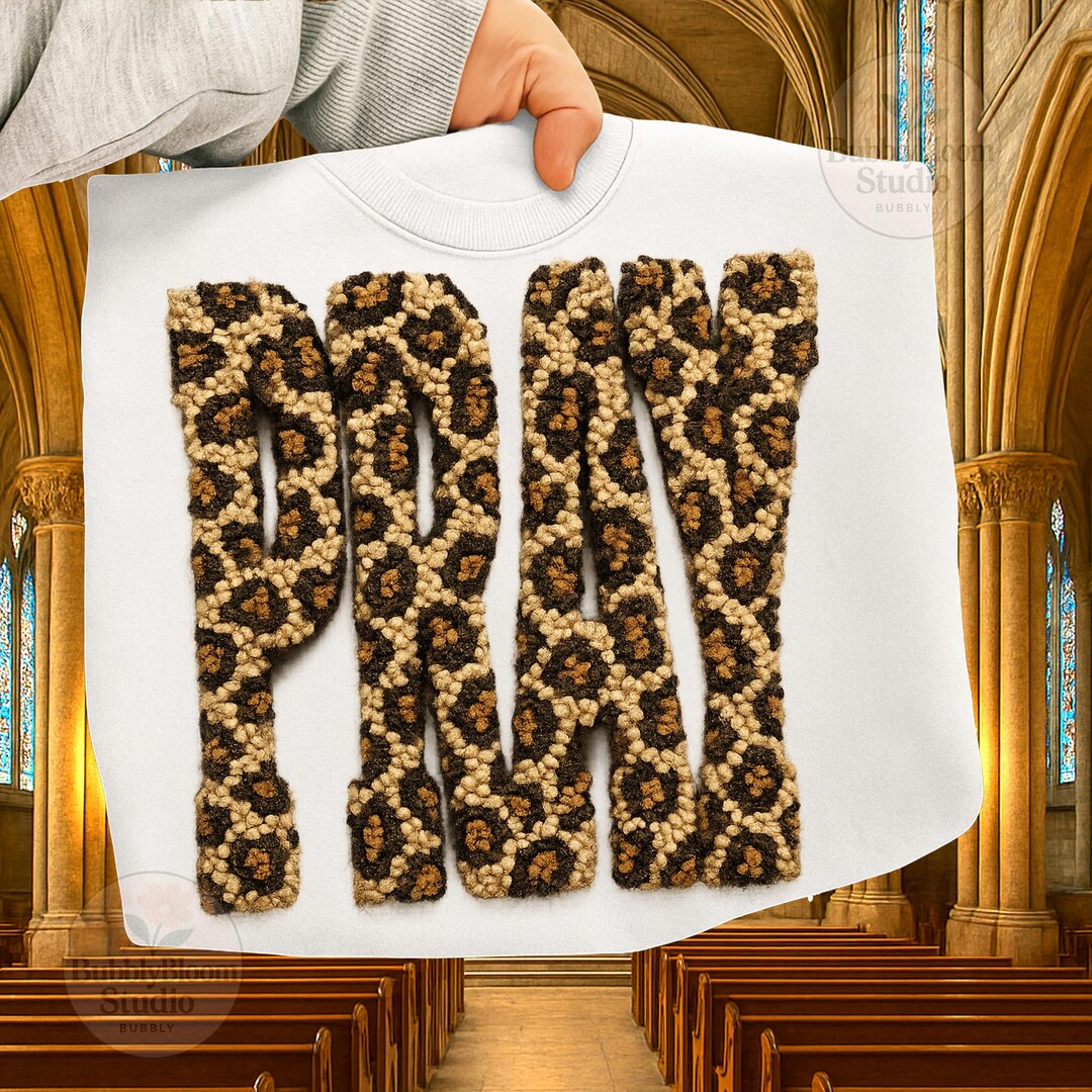 Leopard Print Pray PNG, Christian Sublimation Design, Faith Shirt PNG ...