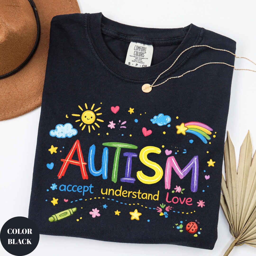 Brushstroke Autism Shirt, Autism Awareness Shirt, Autism Puzzle Pieces ...