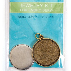 ROUND Bezel Embroidery Kit for Jewelry Choose From 3 Sizes - Etsy