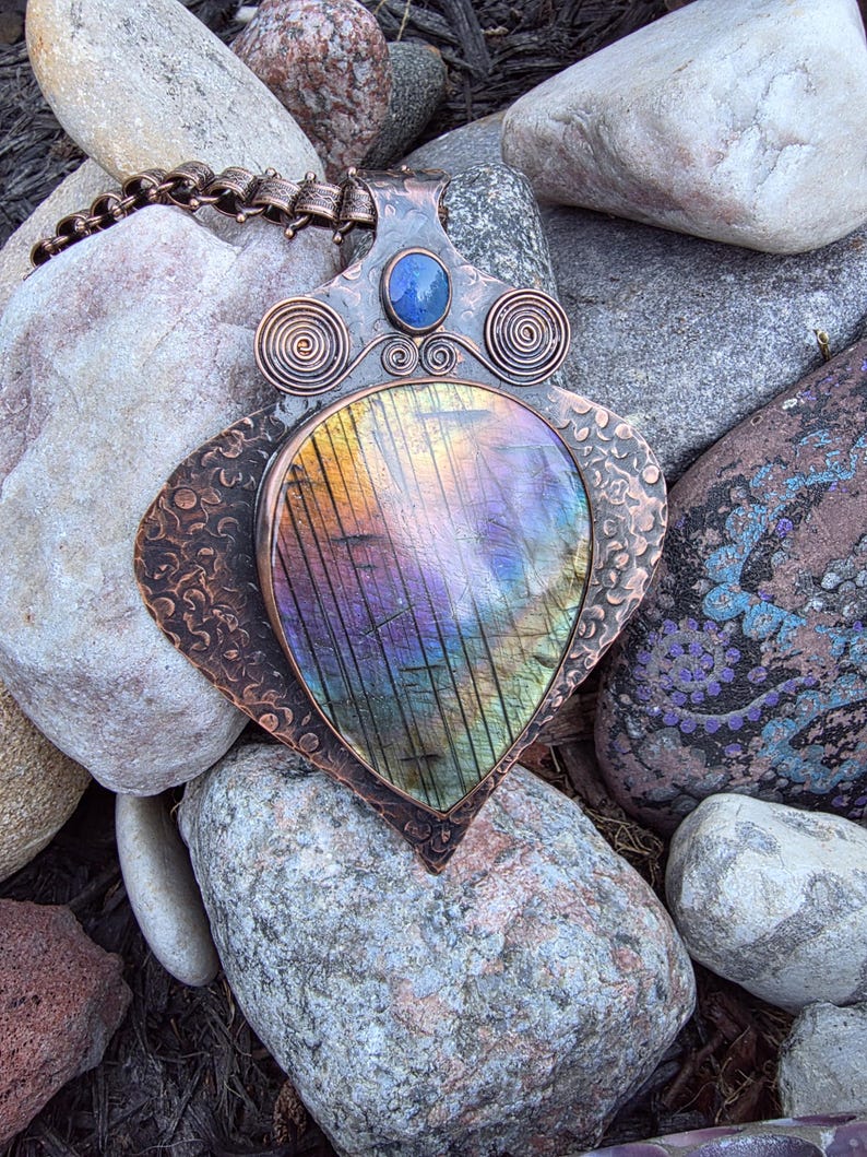 EPIC RAINBOW Labradorite With Black Opal- Stunning Spectrolite- Goddess ...