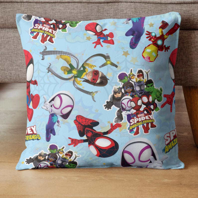 Spidey and Friends Seamless File | Spidey and Friends Print for Fabric ...