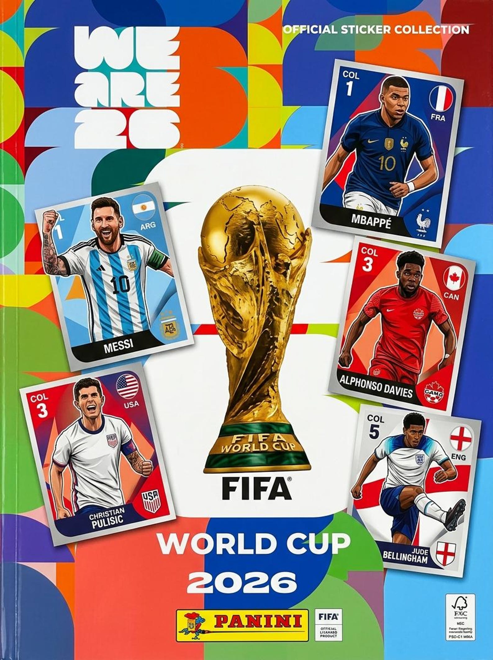 World Cup 2026 Sticker Album PDF | Gold, Coca Cola, Hologram Stickers ...