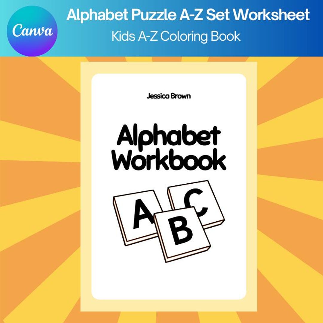26 Alphabets Coloring Book, Alphabets Workbook, A-Z Letters Coloring ...