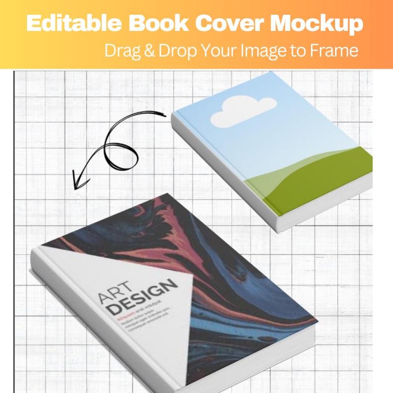 20+ Editable Canva Book Mockups, Book Cover Mock-up, Drag & Drop, Canva ...