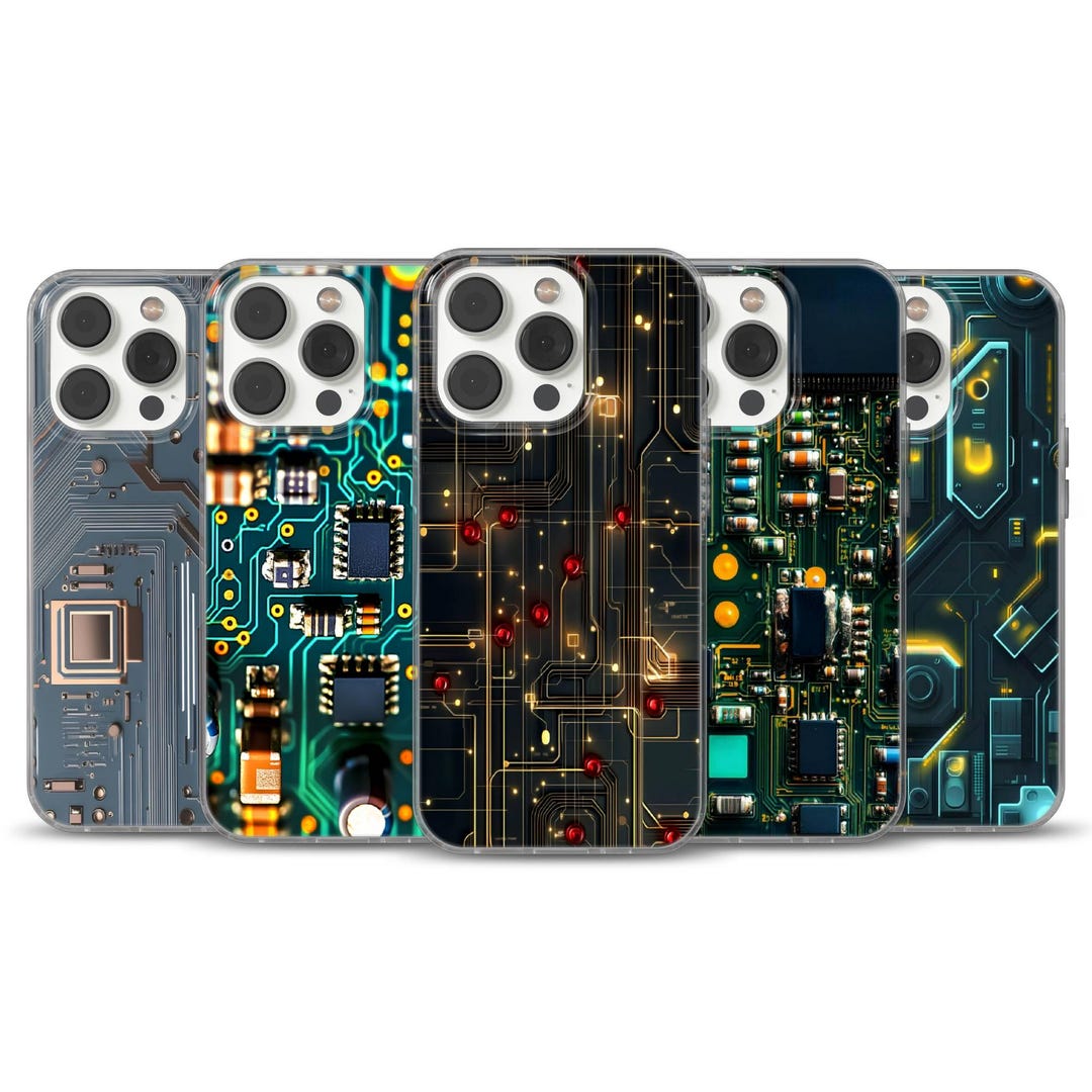 Circuit Board Print Phone Case, Motherboard Print Cover for Iphone ...
