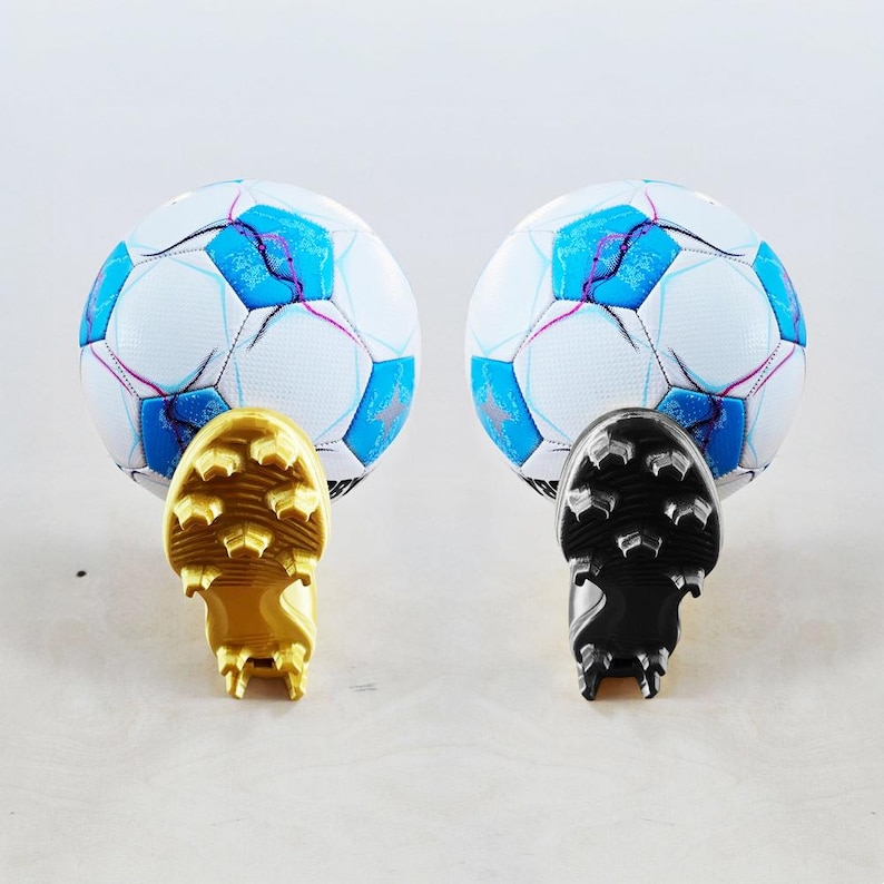 Soccer Ball Holder – Football Wall Mount | 3D Printed Shoe Ball Display ...